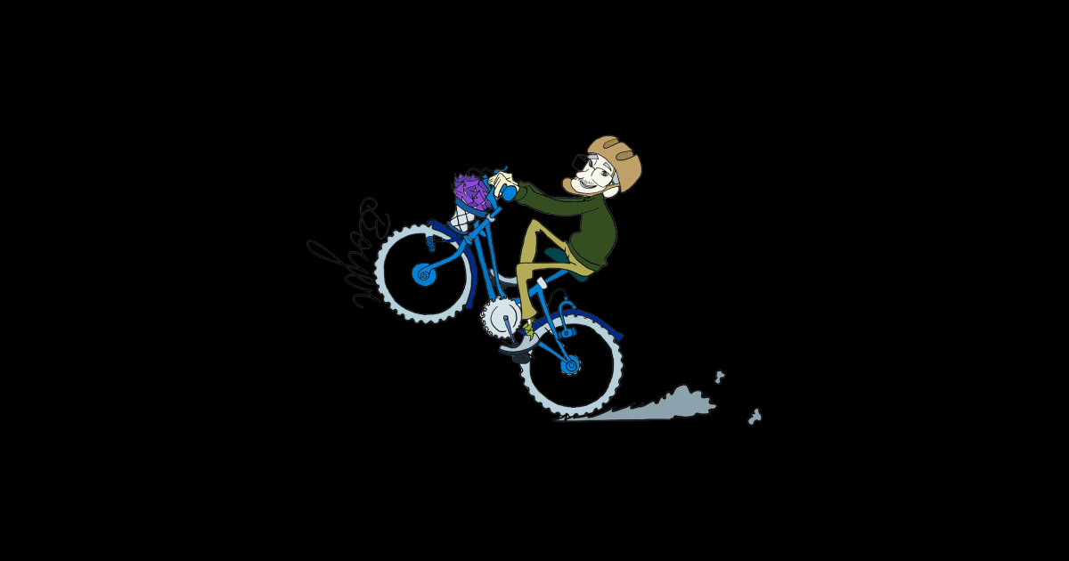 Boyer Biking (color) - Uchicago - Sticker | TeePublic