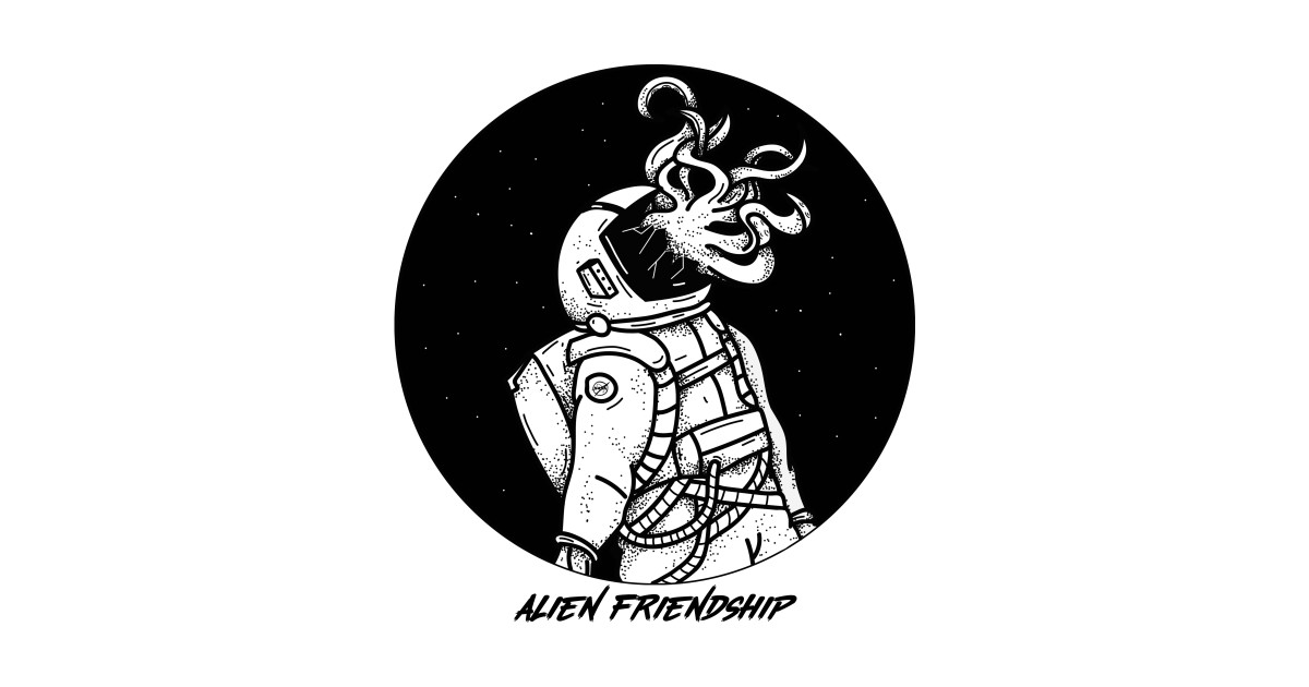 Alien friendship - Astronaut - T-Shirt | TeePublic