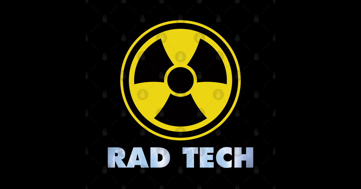 Rad Tech Radiation Symbol - Rad Tech - Sticker | TeePublic