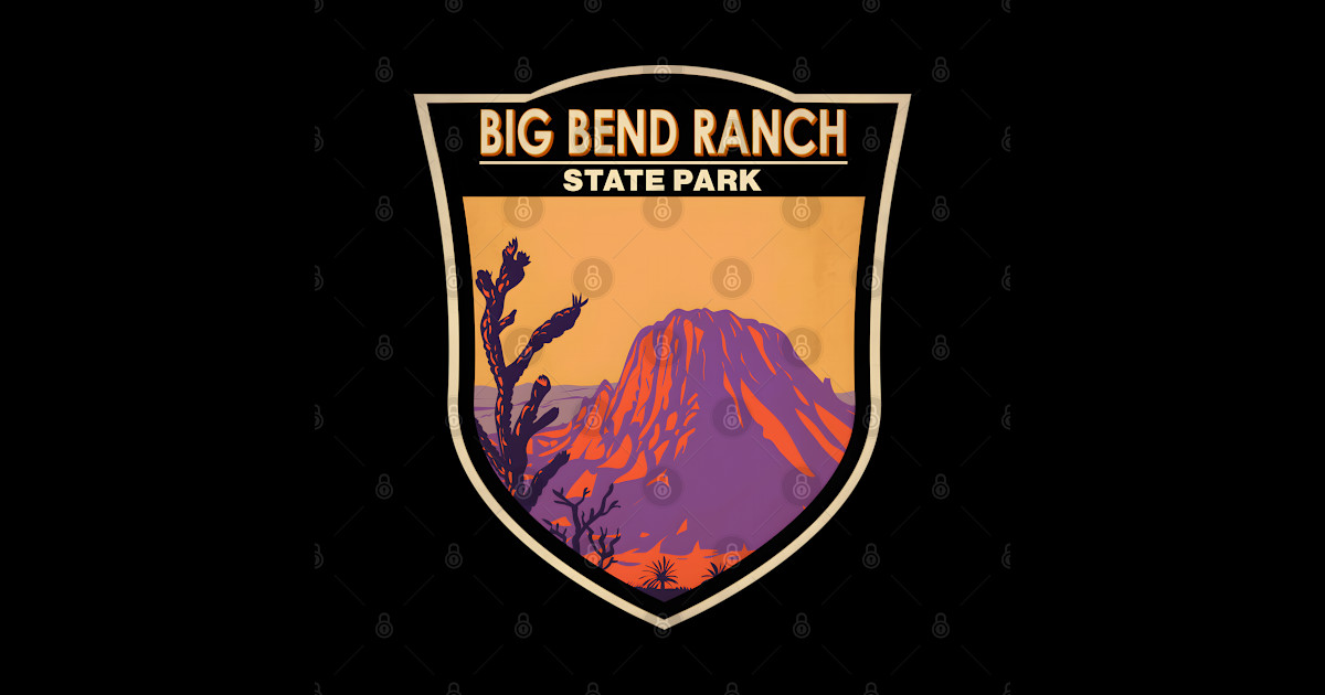 Big Bend Ranch State Park Texas Badge - Big Bend Ranch - Sticker ...