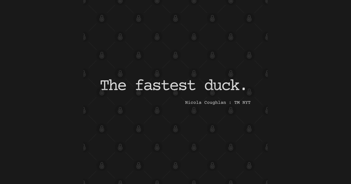 The Fastest Duck. - Taskmaster - T-Shirt | TeePublic