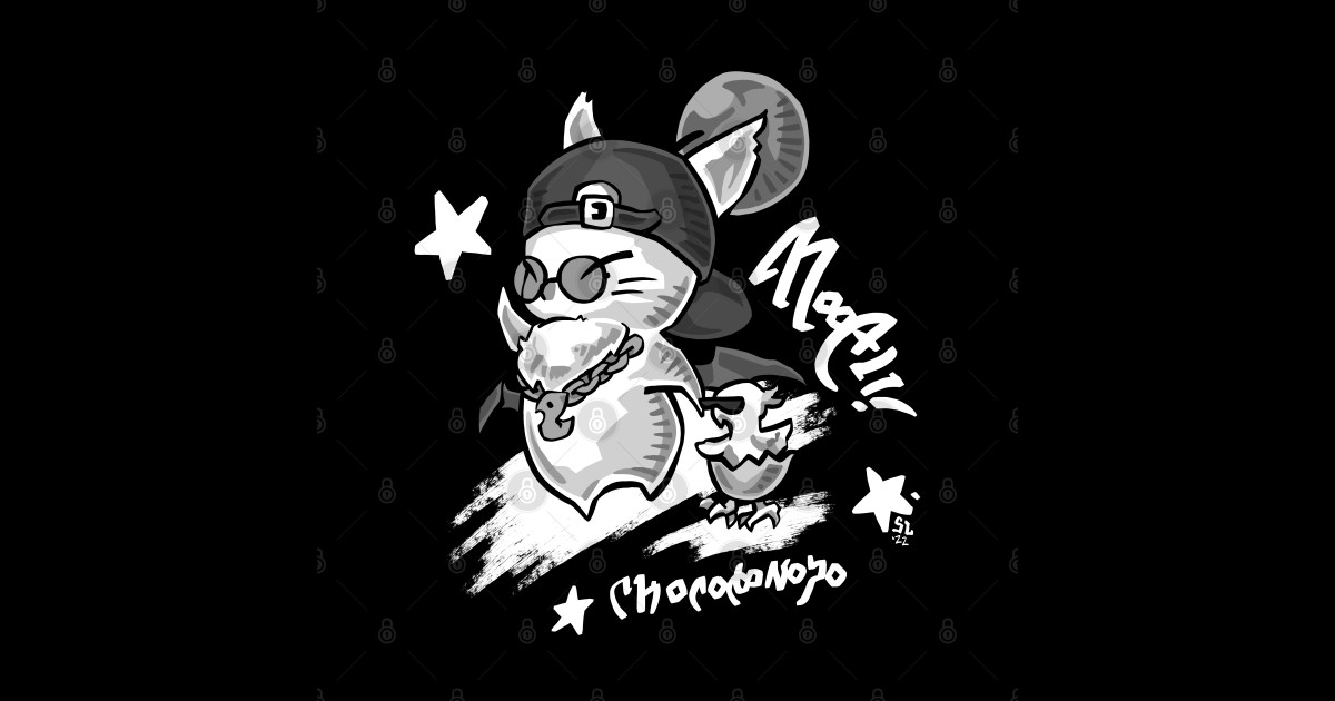 Street Wear Moogli and Chocobo-no-Ko (Moogle and Chocobo Chick) in game ...