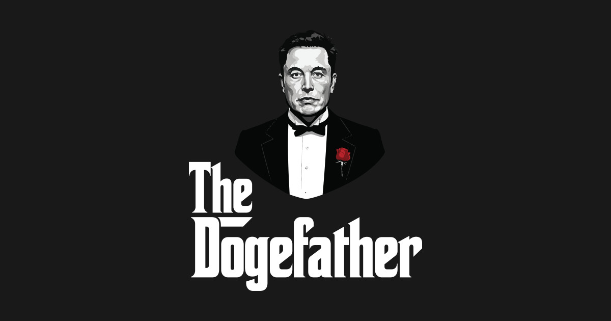 The Dogefather - Elon Musk - T-Shirt | TeePublic