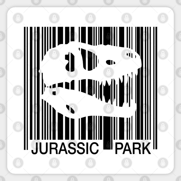 JURASSIC WORLD - barcode - Jurassic Dinosaurs Sci Fi Horror Trex ...