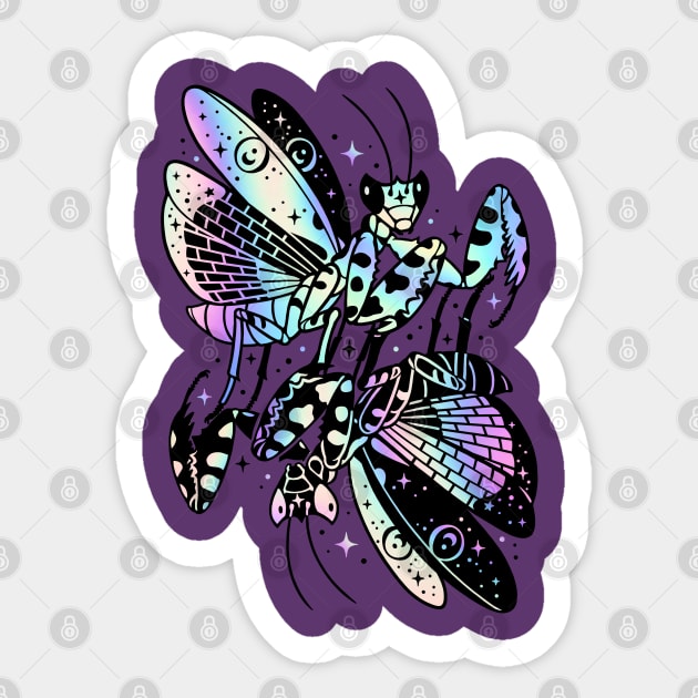 Duality Mantises - Rainbow - Mantis - Sticker | TeePublic