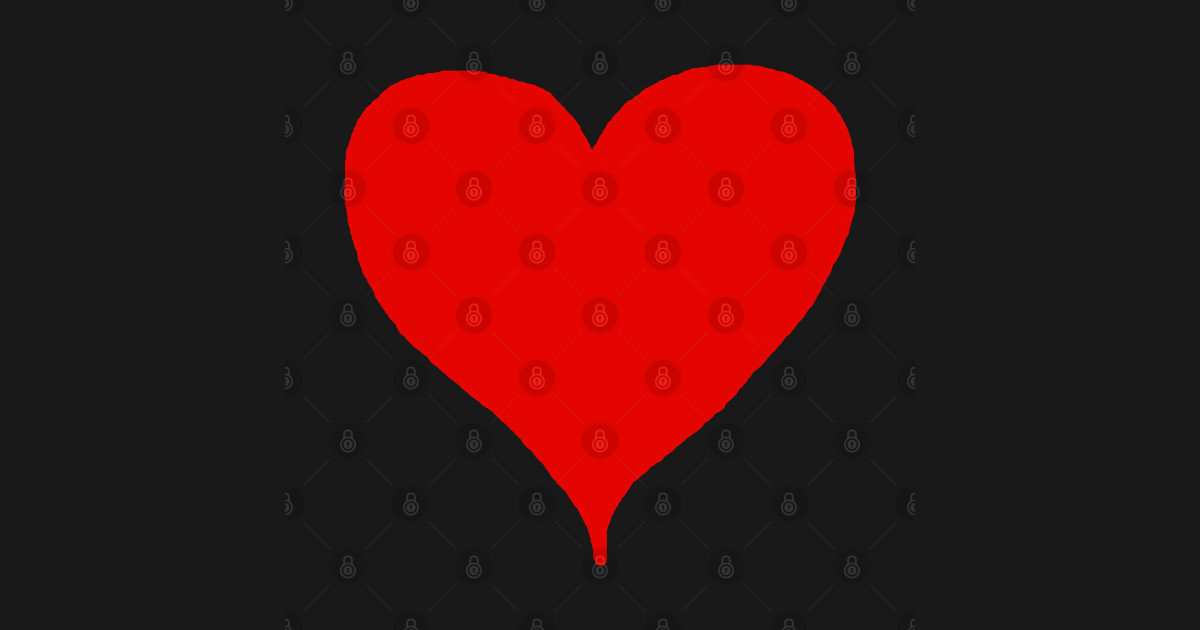 Red Heart - Red Heart - T-Shirt | TeePublic