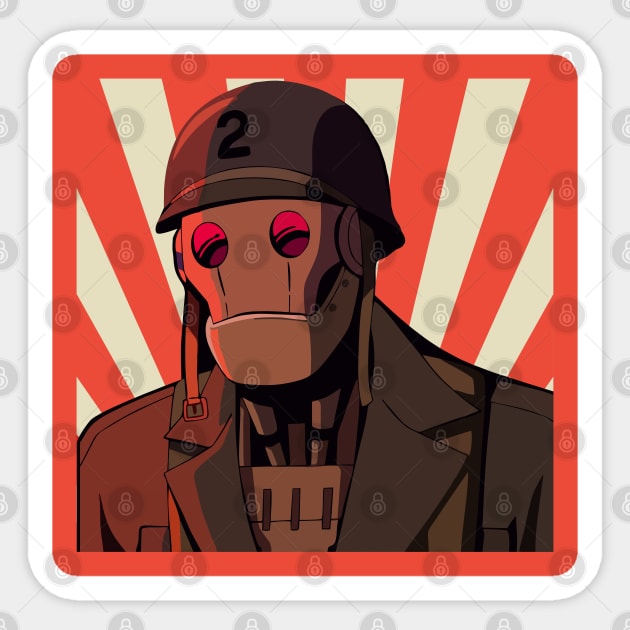 G.I ROBOT - Gi Robot - Sticker | TeePublic