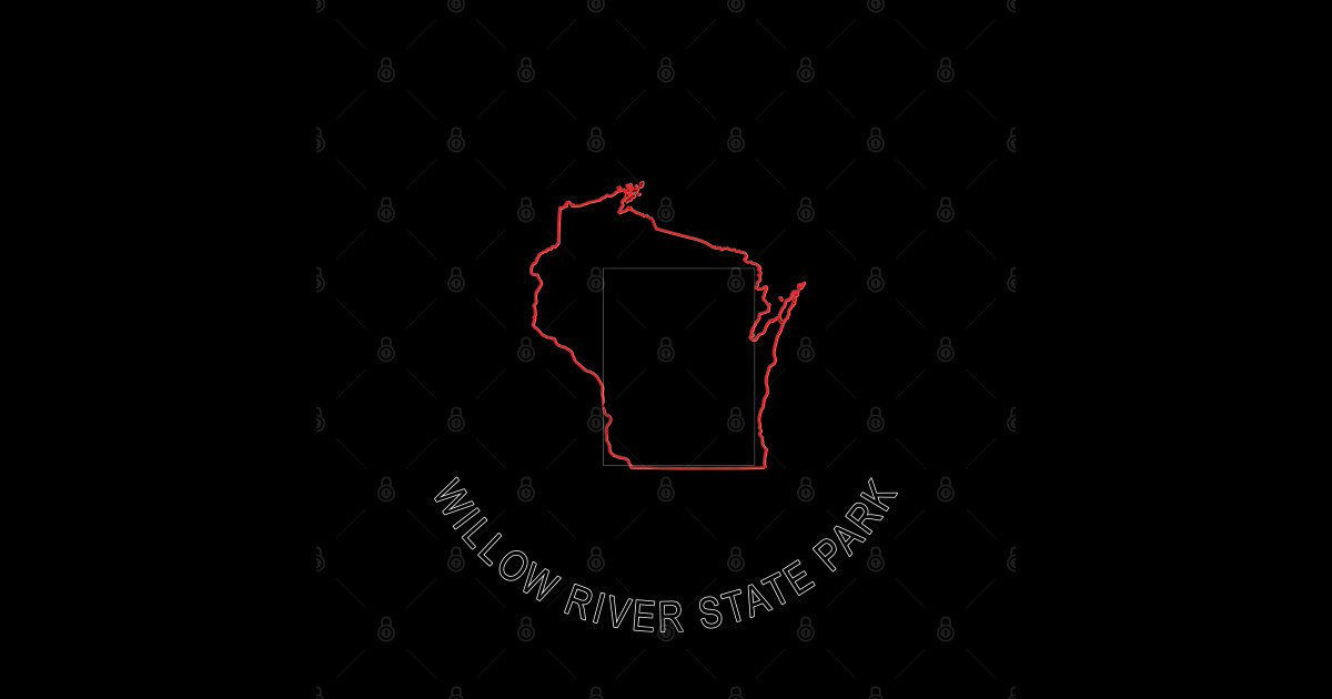Willow river state park - Wisconsin Kayaking - Sticker | TeePublic