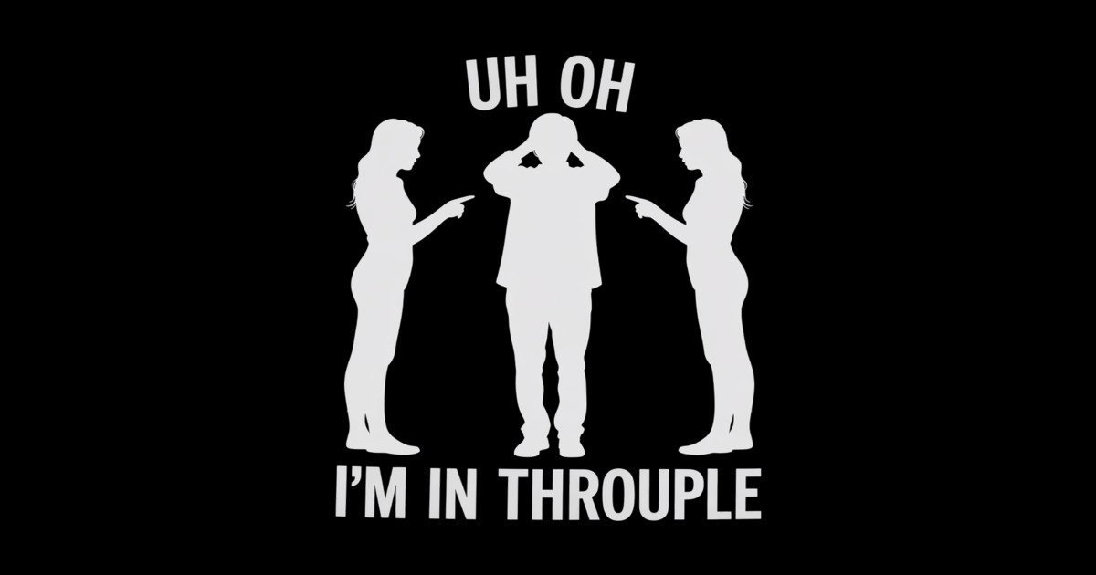 Polyamory Throuple Relationship Poly Pride Funny - Lgbt Pride Month ...