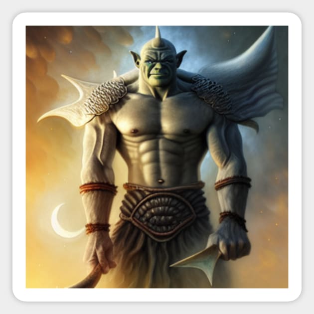 Orc Berserk - Orc Berserker Battle Brothers - Sticker | TeePublic