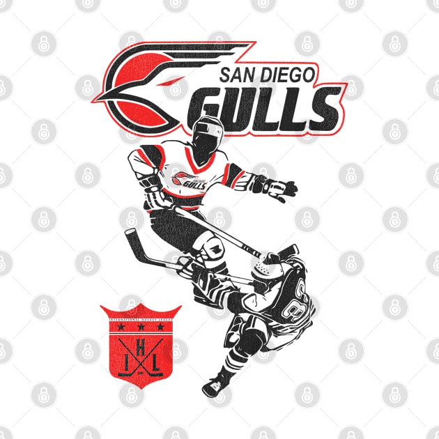 Defunct San Diego Gulls Hockey - Hockey - T-Shirt | TeePublic