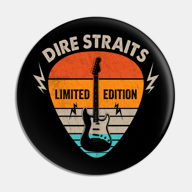Vintage Dire Straits Name Guitar Pick Limited Edition Birthday - Dire ...
