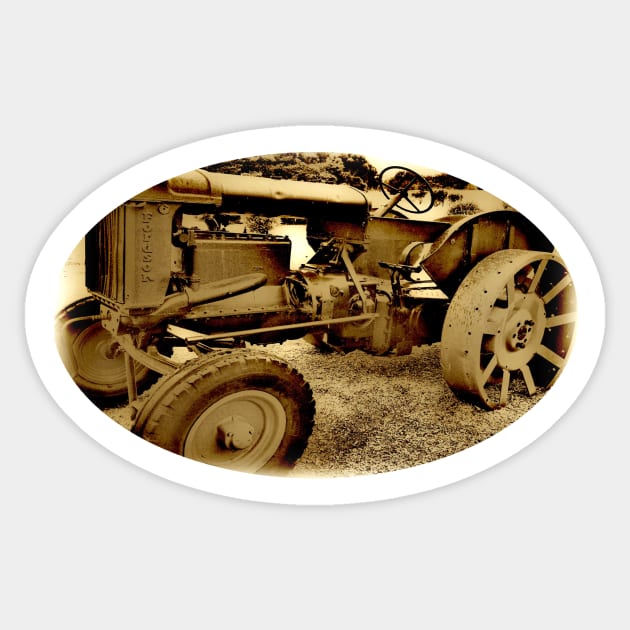 Vintage Tractor - Tractors - Sticker | TeePublic