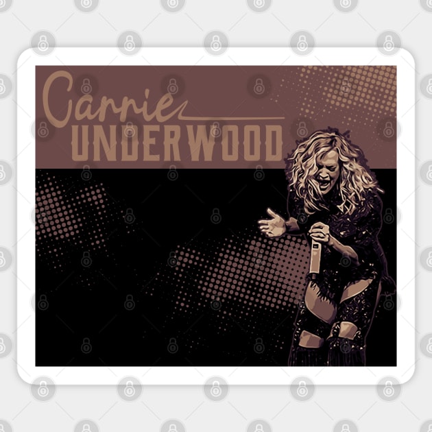 Carrie underwood - Carrie Underwood - Sticker | TeePublic