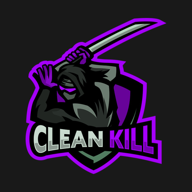 Team logo purple - Clean Kill - T-Shirt | TeePublic