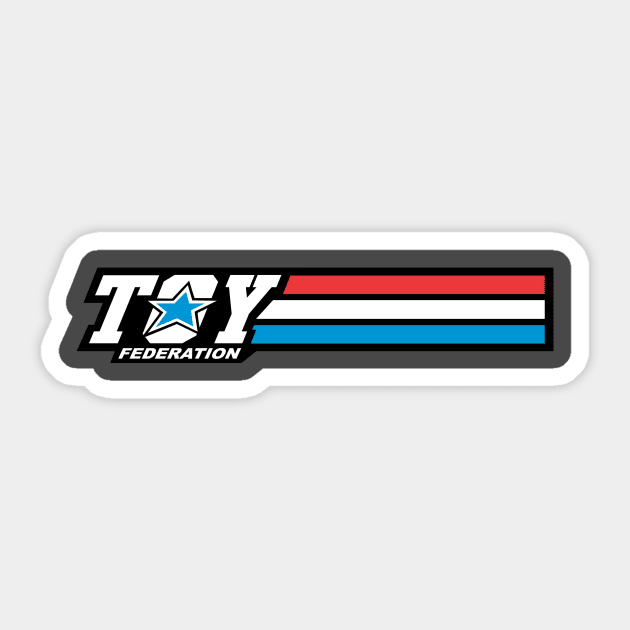 Toy Federation Joe Logo - Toy Federation - Sticker | TeePublic