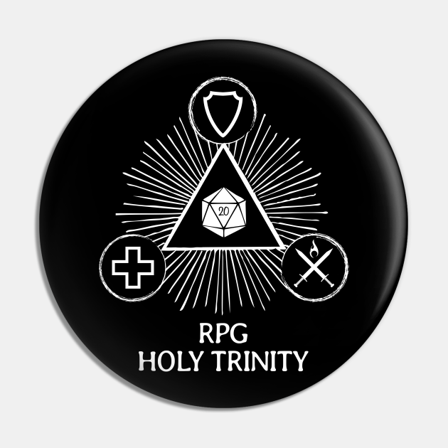 RPG Holy Trinity Tank Healer Damage Dealer DPS - Role Playing Games ...