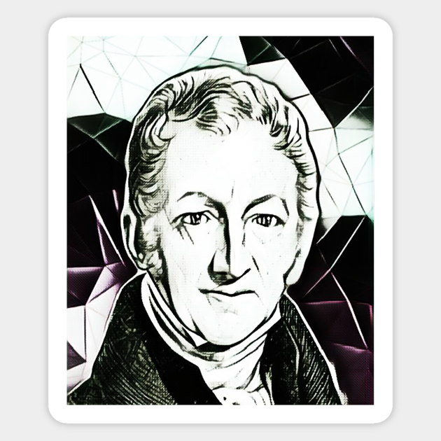 Thomas Robert Malthus Black and White Portrait | Thomas Robert Malthus ...