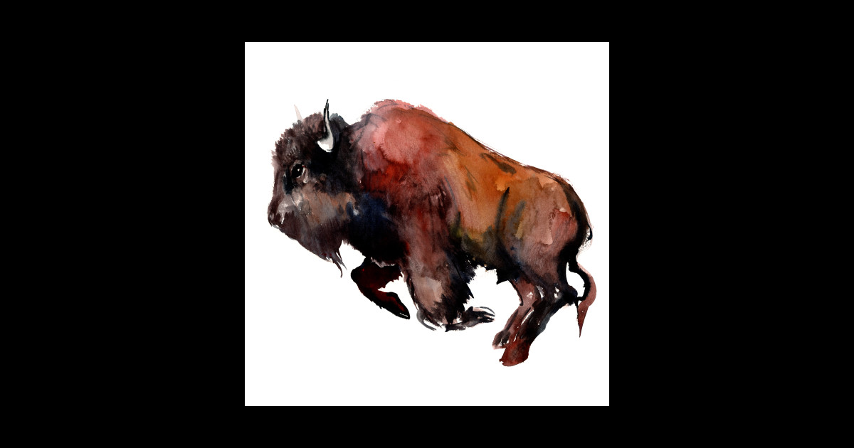 Bison - Bison - Sticker | TeePublic