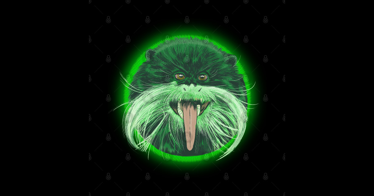 Glowing Monkey - Monkey - Sticker | TeePublic