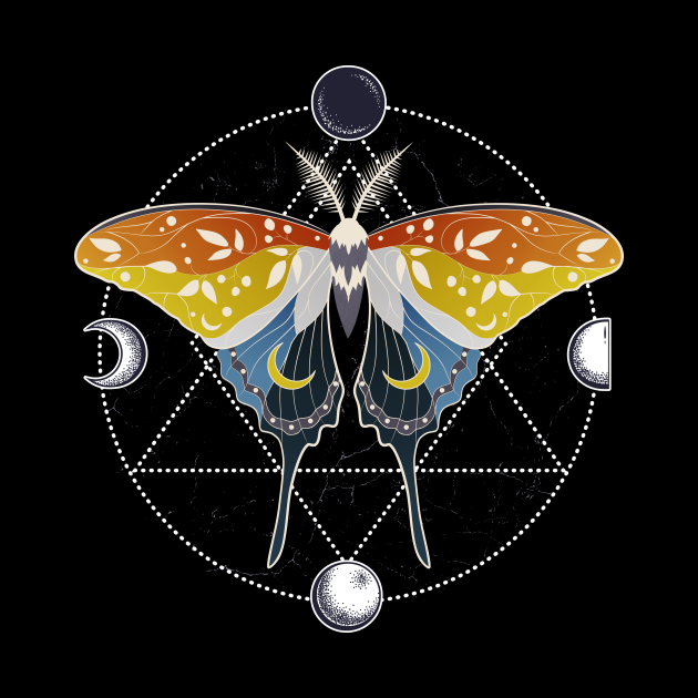 Aroace Luna Moth Cottagecore LGBT Aromantic Asexual Pride Flag - Aroace ...