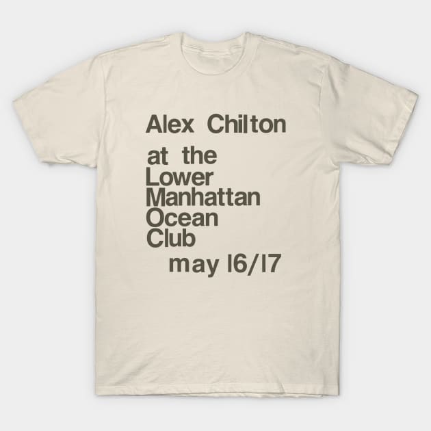 Alex Chilton – Lower Manhattan Ocean Club Flyer - Alex Chilton - T ...