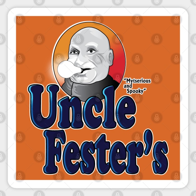 Uncle Fester's - Addams Family - Sticker | TeePublic