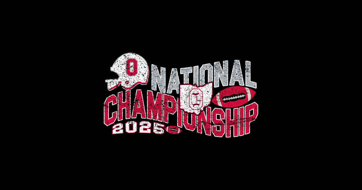 OS National Championship 2025 Vintage Football Map Celebration ...