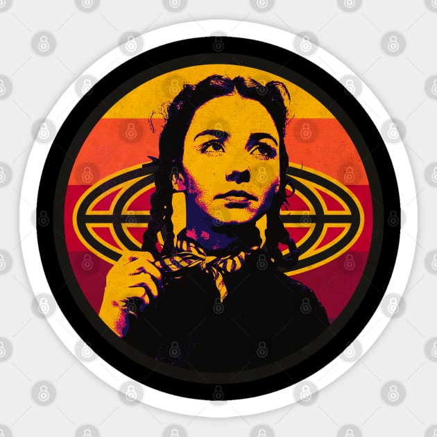 Jennifer Jones Film - Golden Age Of Hollywood - Sticker | TeePublic