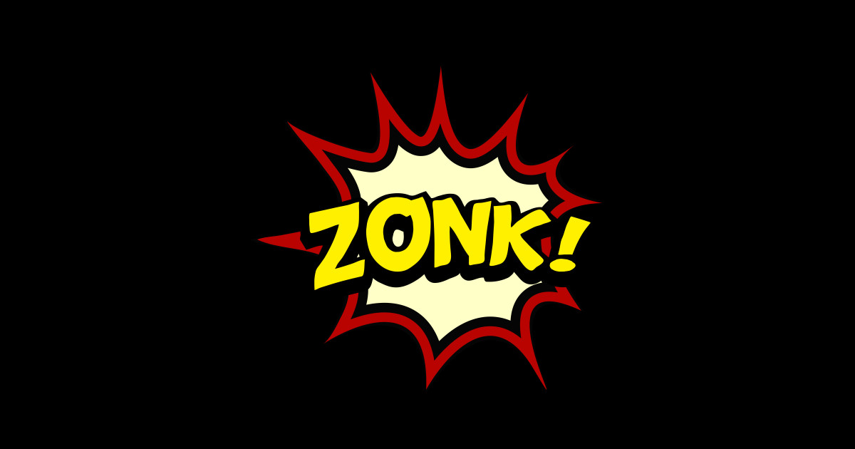 Zonk! Comic Book Onomatopoeia - Comics Effect - Sticker | TeePublic