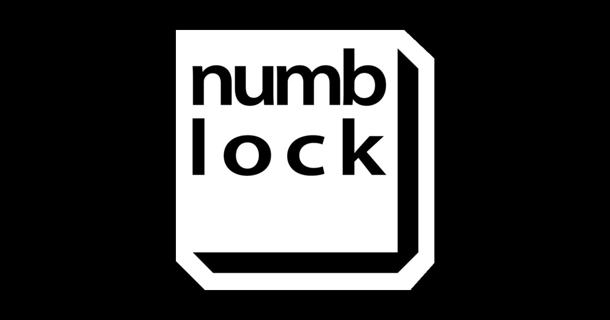 Numb Lock Logo - Logo Collective Art Art Collective - Sticker | TeePublic