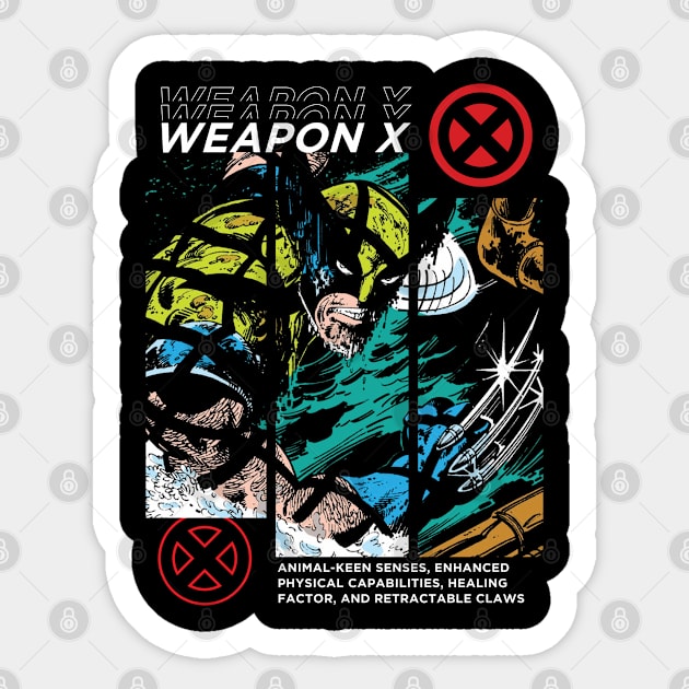 WEAPON X 2.0 - Comics Style - Sticker | TeePublic