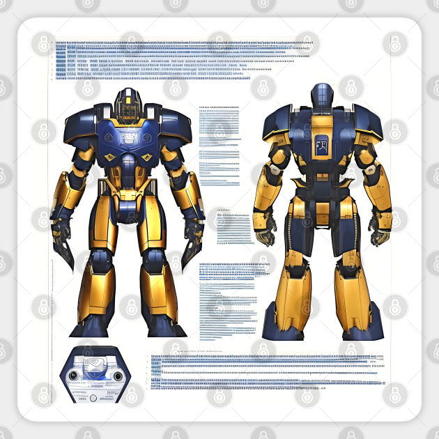 Mech Tech Series #2 - AI Generated Concept Character - Afromatic Mech ...