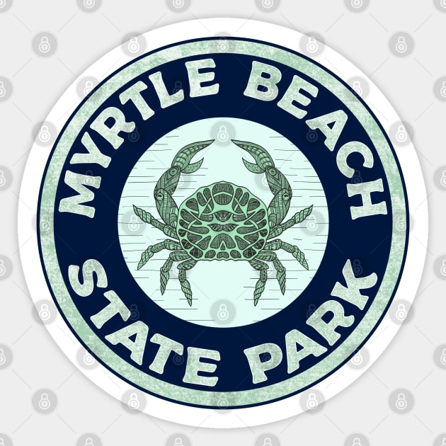 Myrtle Beach South Carolina State Park - Myrtle - Sticker | TeePublic