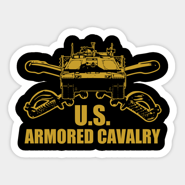 U.S. Armored Cavalry - Us Cavalry - Sticker | TeePublic