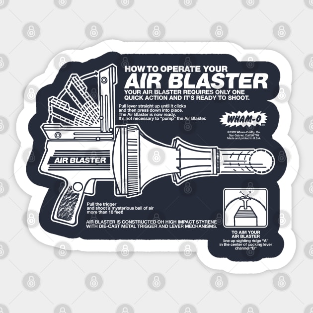 Air Blaster - Dark - Air Blaster - Sticker | TeePublic