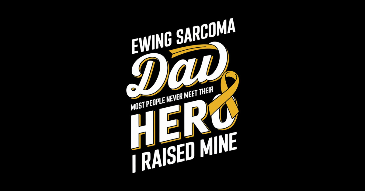 Ewing Sarcoma Awareness Dad Yellow Ribbon Father Support - Ewing ...