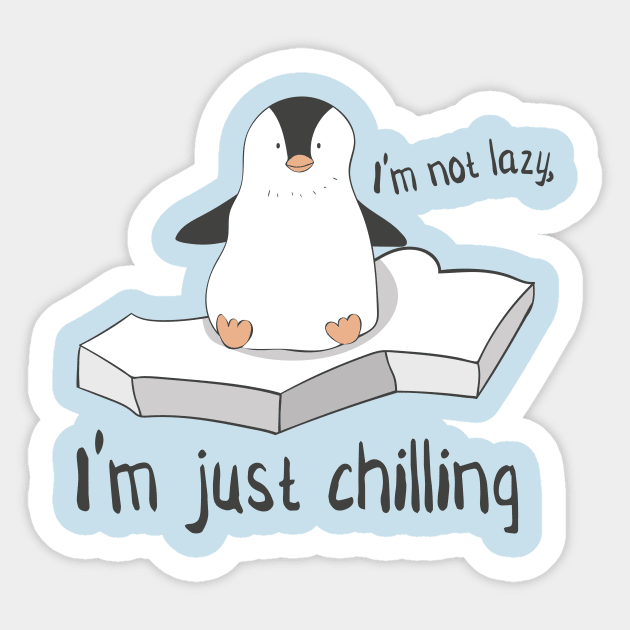 lazy penguin