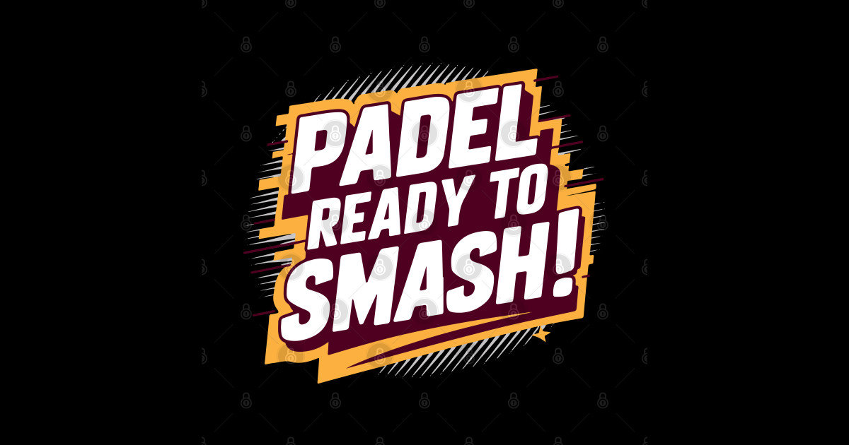 PADEL - Padel Player - Sticker | TeePublic