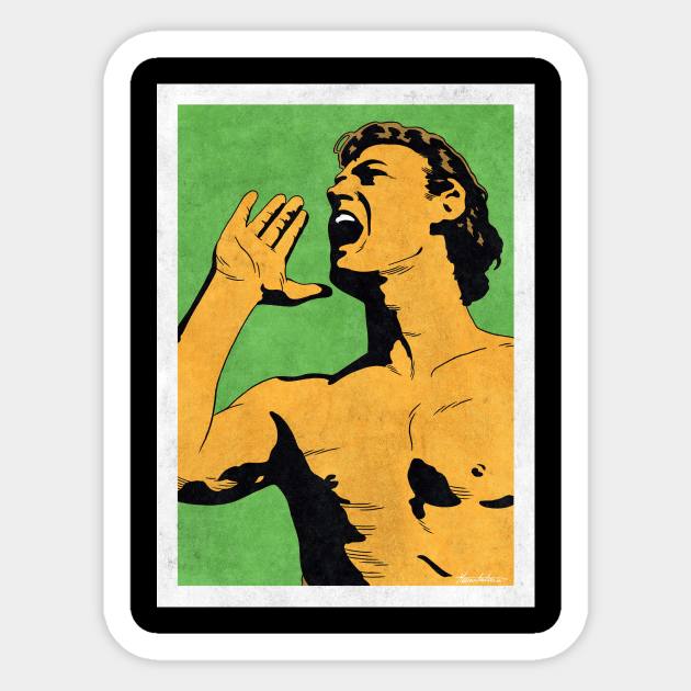 TARZAN - Tarzan the Ape Man (Pop Art) - Tarzan - Sticker | TeePublic