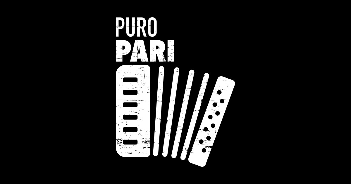 Puro Pari - Grunge design - white - Puro Pari - Sticker | TeePublic