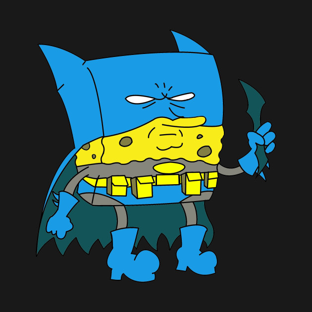 Bat Sponge - Spongebob Squarepants - T-Shirt | TeePublic