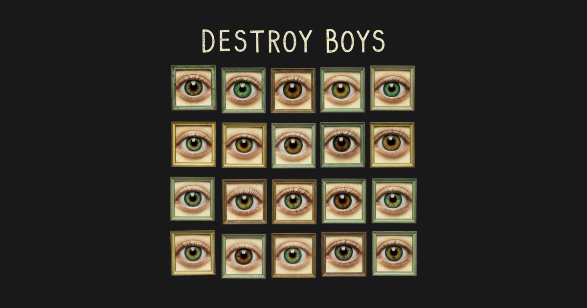 Destroy Boys Album Cover Eyes - Destroy Boys Album Cover Eyes - T-Shirt ...