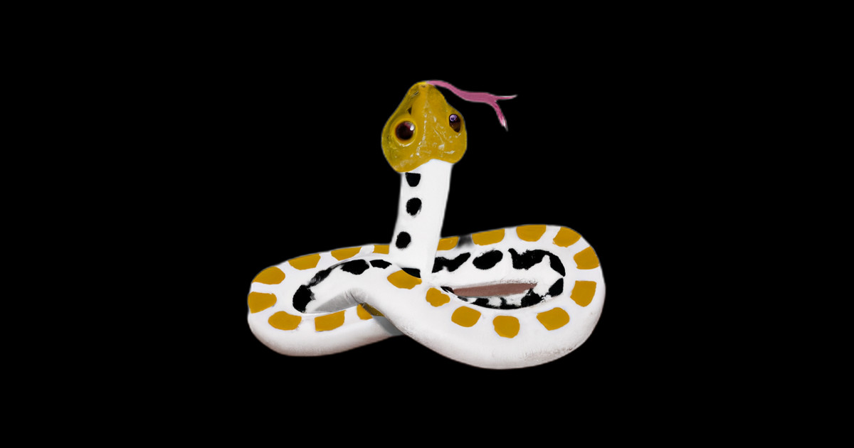 Cute Rattlesnake Drawing - Cute Rattlesnake - Sticker | TeePublic