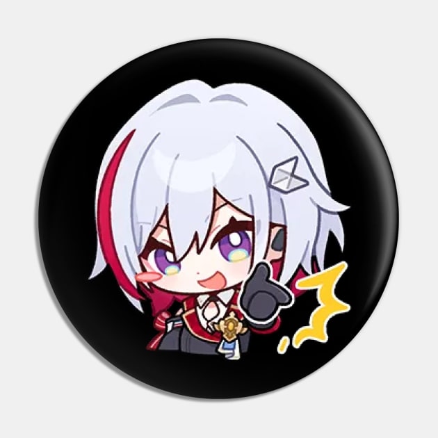Honkai Star Rail Chibi Topaz 3 - Honkai Star Rail - Pin | TeePublic
