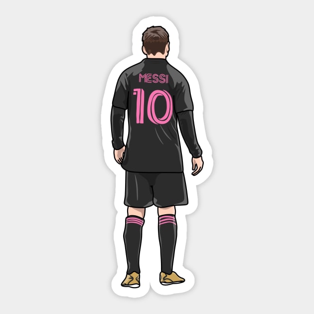 Miami messi - Miami Messi - Sticker | TeePublic