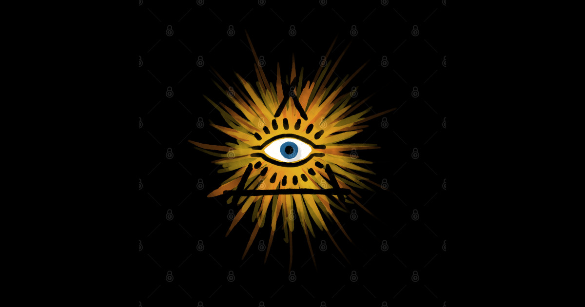 All-Seeing Eye - Omniscient - Sticker | TeePublic