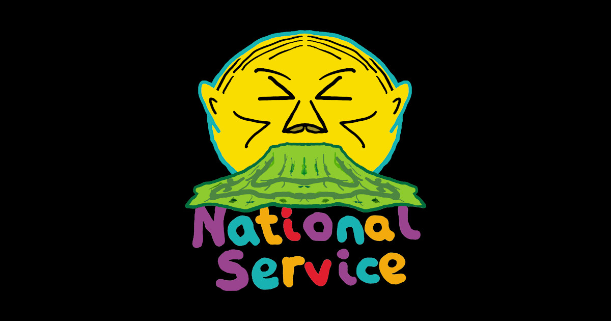 Anti National Service - National Service - Sticker | TeePublic