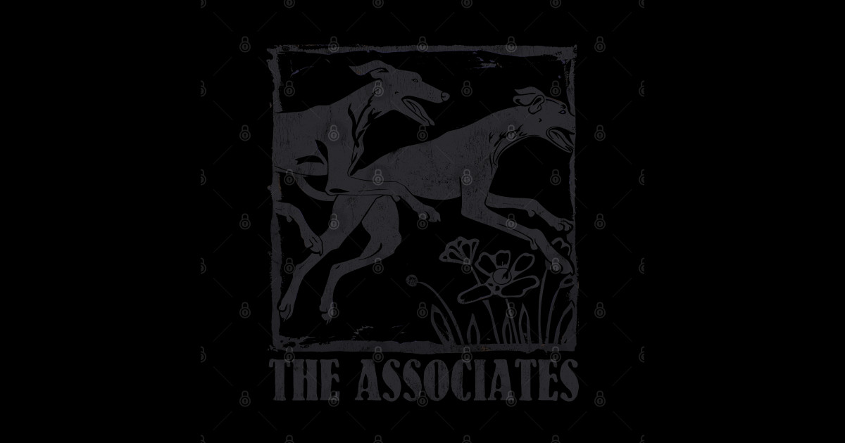 The Associates -- 80s Retro Fan Design - The Associates - Sticker ...