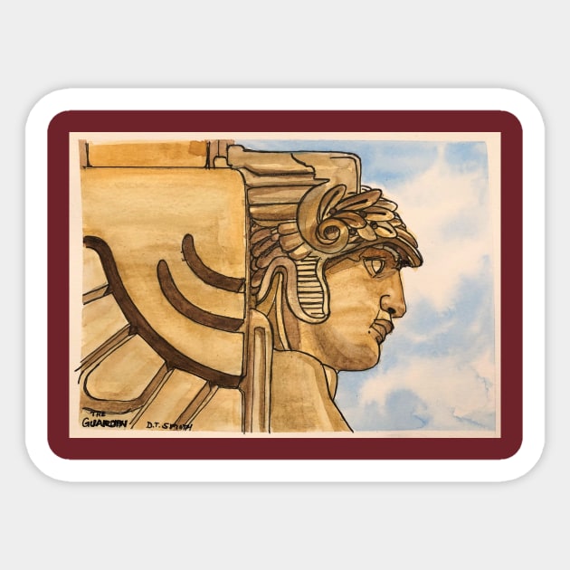 The Cleveland Guardian - Guardians - Sticker | TeePublic